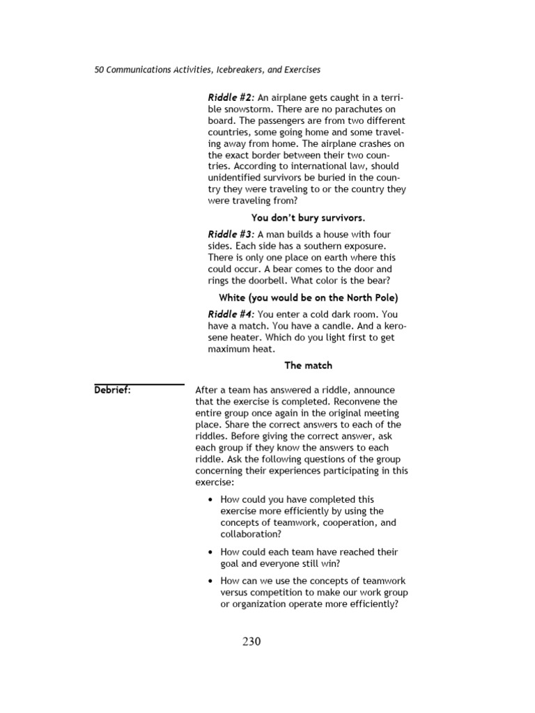 50 Communications Activities, Icebreakers, and Exercises (PDFDrive ...