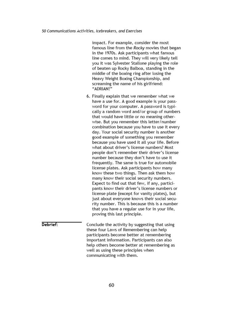 50 Communications Activities, Icebreakers, and Exercises (PDFDrive ...
