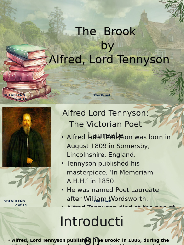 CB Viii Eng The Brook | PDF | Poetry