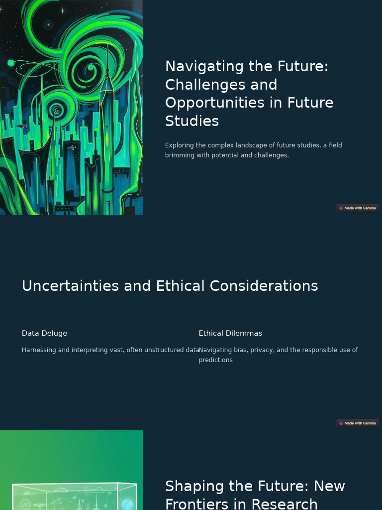 Future Studies: Challenges & Opportunities | PDF