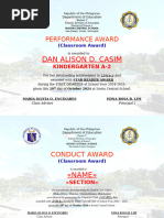 Academic Excellence Award Template | PDF