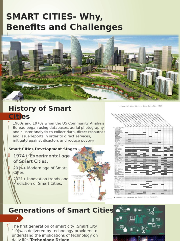 Benefits and Challenges of Smart Cities | PDF | Cost Of Living ...