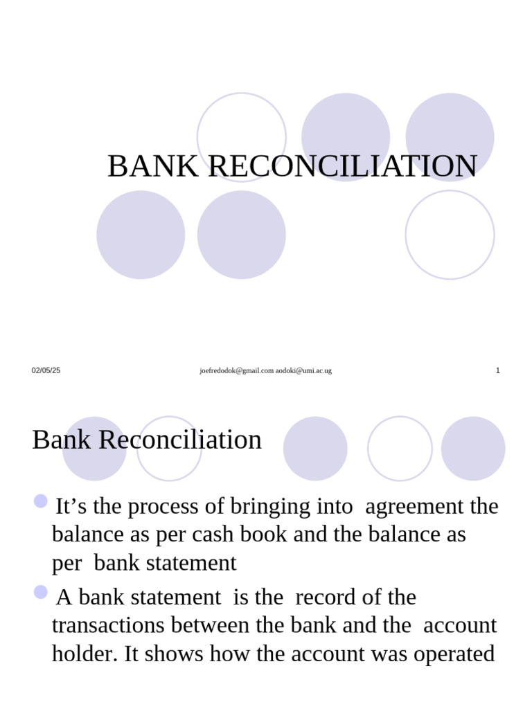Understanding Bank Reconciliation Process | PDF | Banks | Credit Card