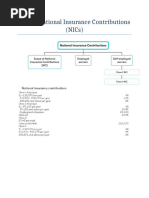 Nib Contribution Rate Sheets | PDF | Social Policy | Employee Relations