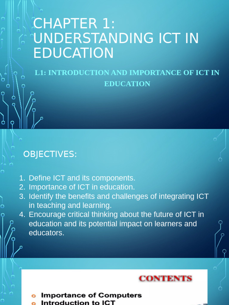 TCC Ict Lesson 1 | PDF