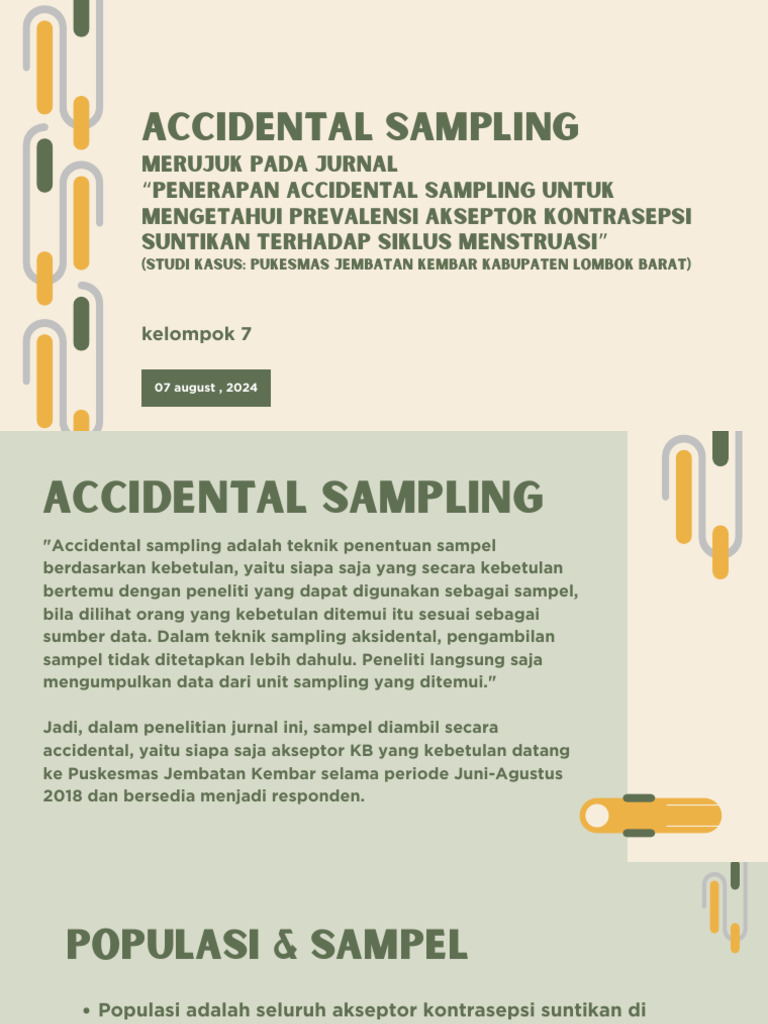 Kel 7_Accidental Sampling | PDF