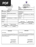 DepEd Locator Slip Template | PDF | Government