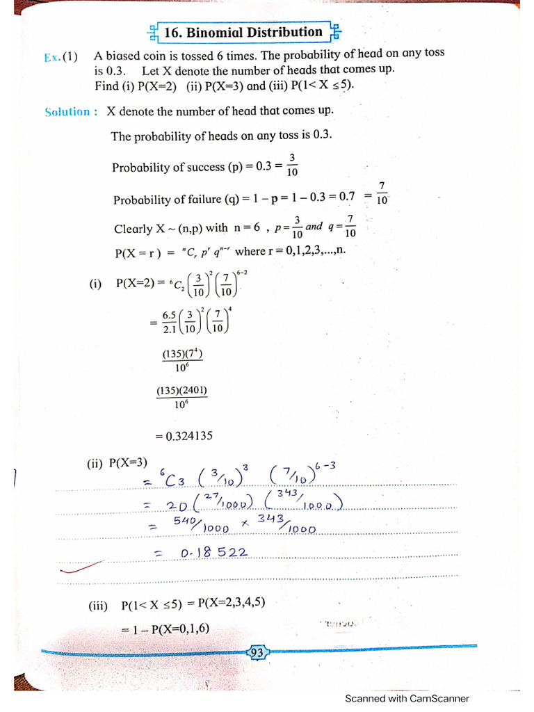 Prac-16 Binomi Dist | PDF