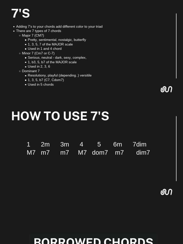 Understanding 7 Chords in Music Theory | PDF