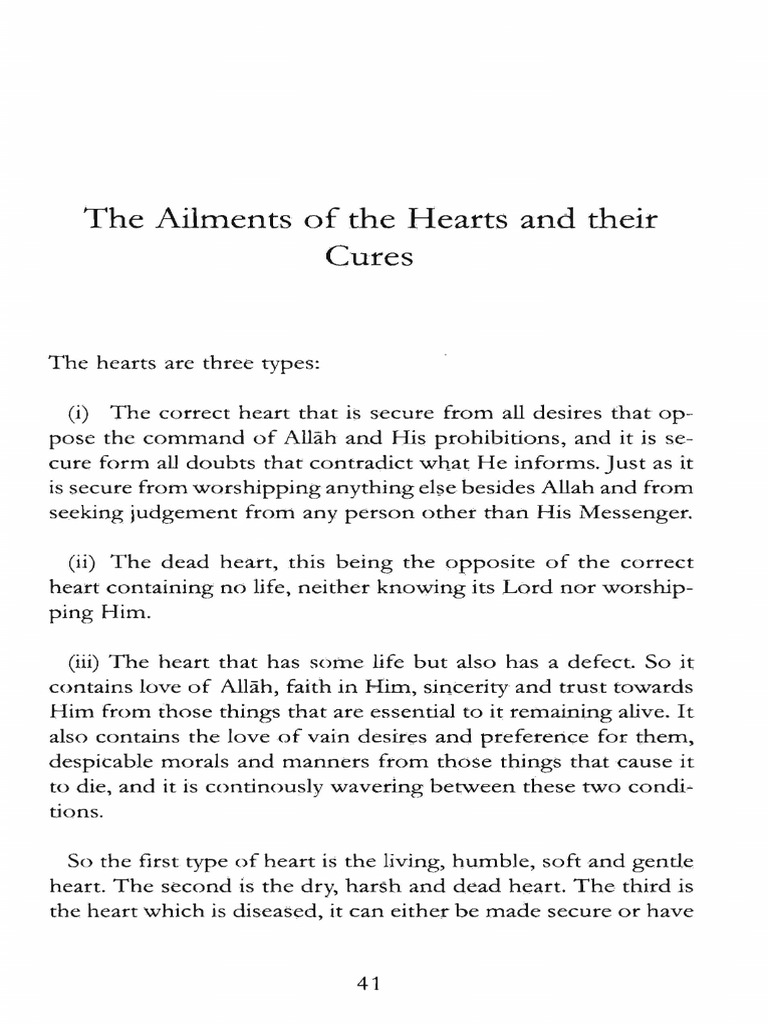 Diseases - of - The - Hearts and Its Cures | PDF | God In Islam | Hadith