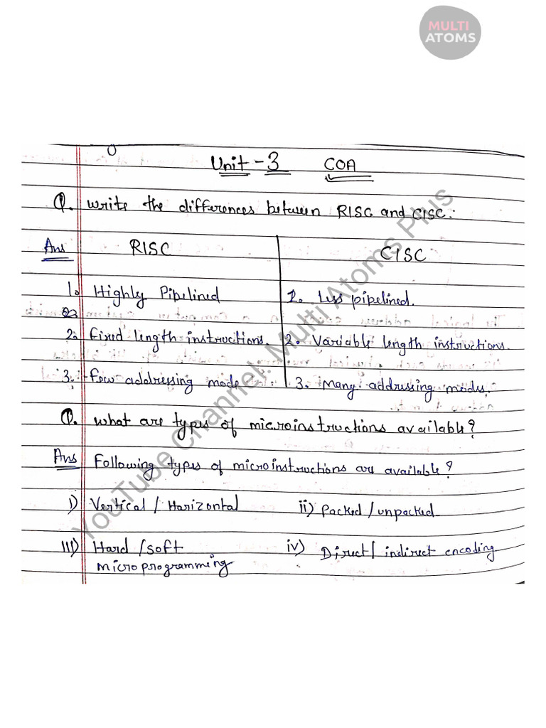 COA-Unit3-byMultiAtoms | PDF