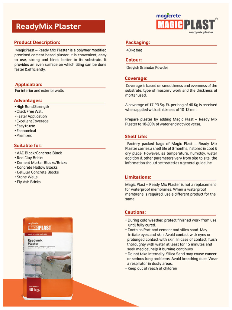 ReadyMix Plaster | PDF