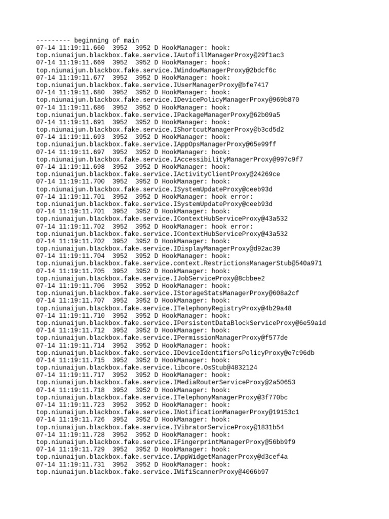 Com - Dual.space - Parallel.apps - Multiaccounts.appscloner Logcat | PDF | Information ...