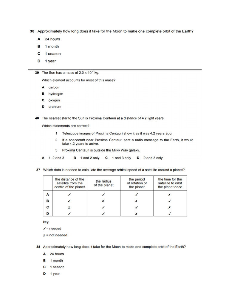 Space Physics QP | PDF