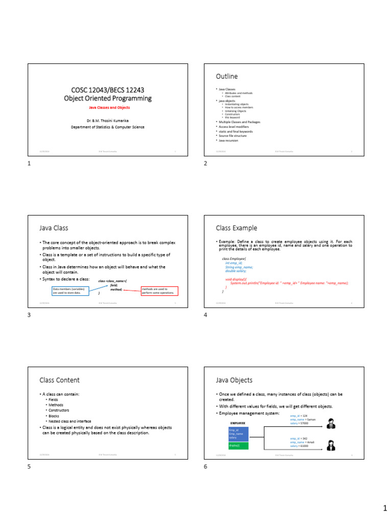 Classes Objects And Constructors Pdf Programming Constructor