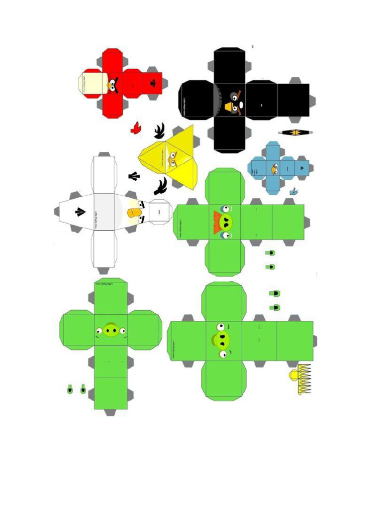 Plantilla Angry Birds | PDF