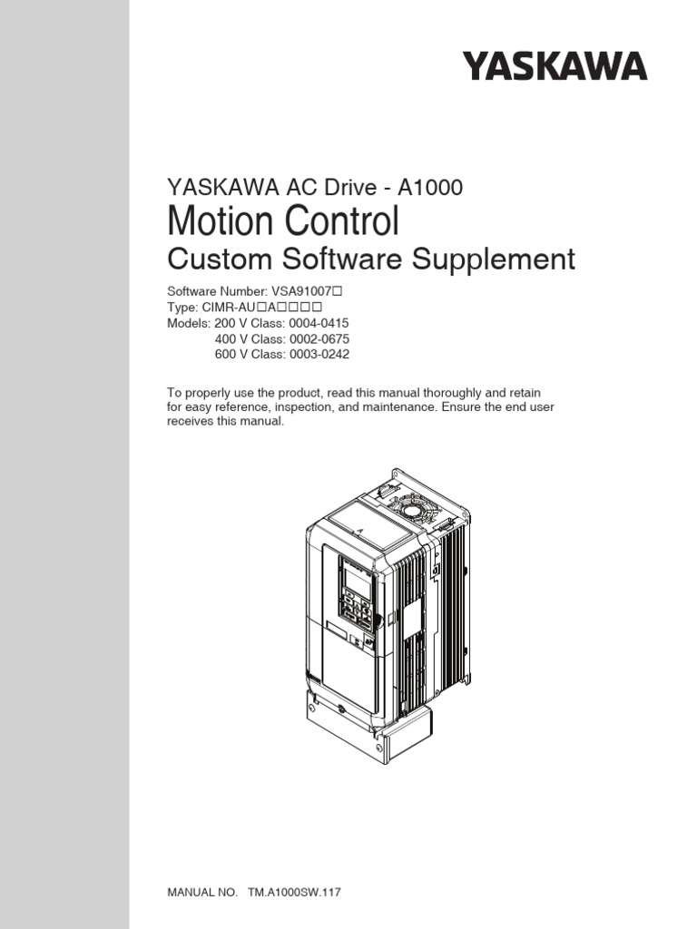 TM A1000sw 117 | PDF | Acceleration | Parameter (Computer Programming)