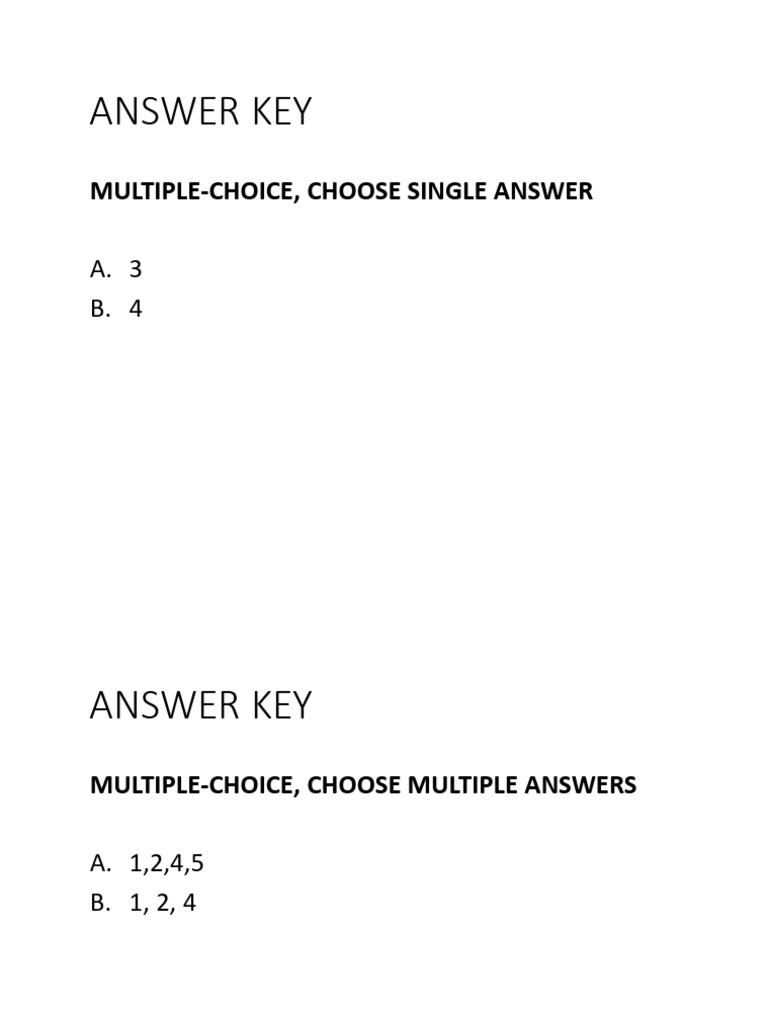 PTEREADINGMAJORANSWERKEY-200605-073512 | PDF