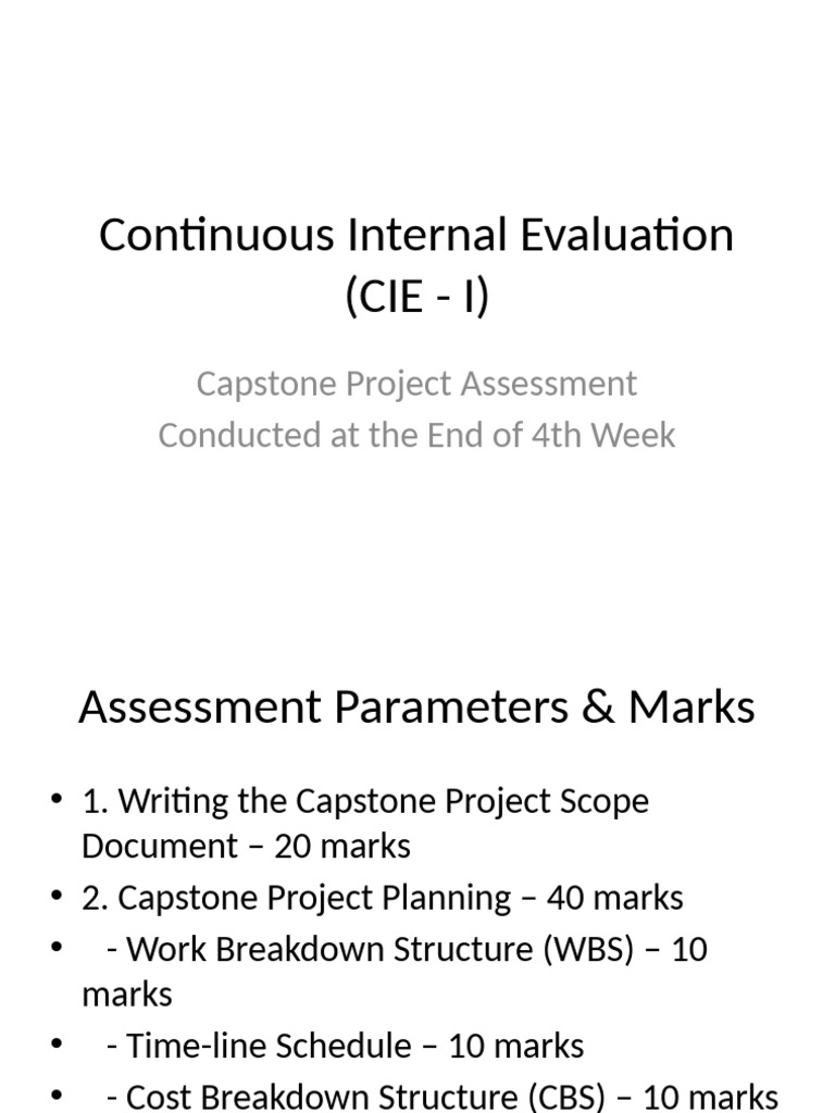 Capstone Project Evaluation Guide | PDF