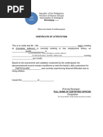 Dswd Akap Cert. of Eligibility Forms (1) | PDF