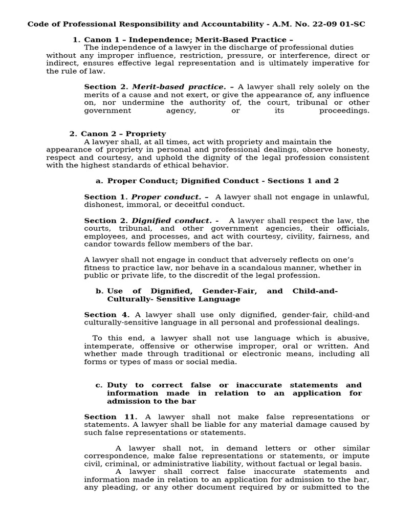 Professional Responsibility for Lawyers | PDF | Conflict Of Interest ...