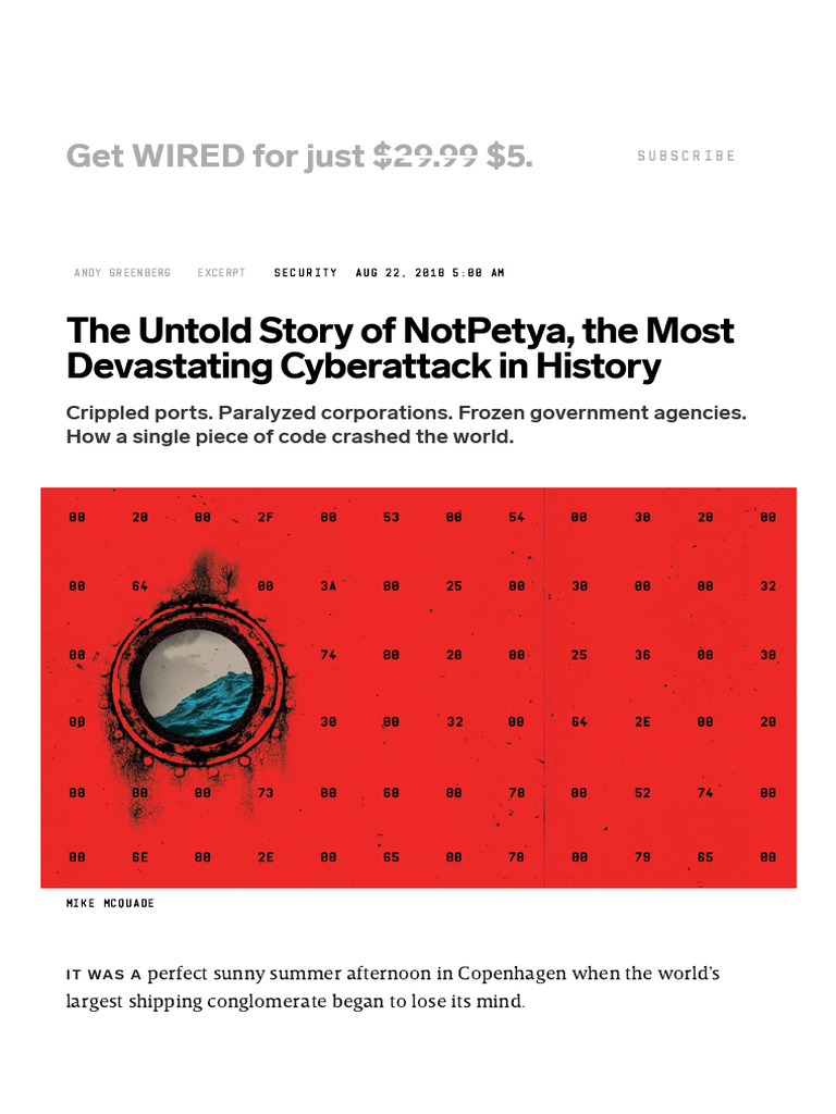 Cyberattack Chaos: NotPetya's Impact | PDF | Cyberwarfare | Security