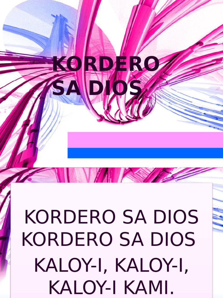 Kordero Sa Dios | PDF