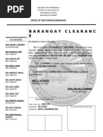 Barangay Certification Forms | PDF | Philippines