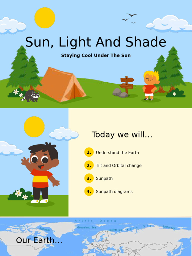 Sun, Light & Shade 1 | PDF | Sun | Astronomy