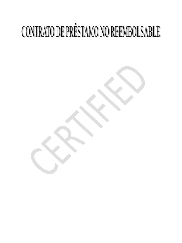 Préstamo no reembolsable de 320M EUR | PDF | Deuda | Responsabilidad ...