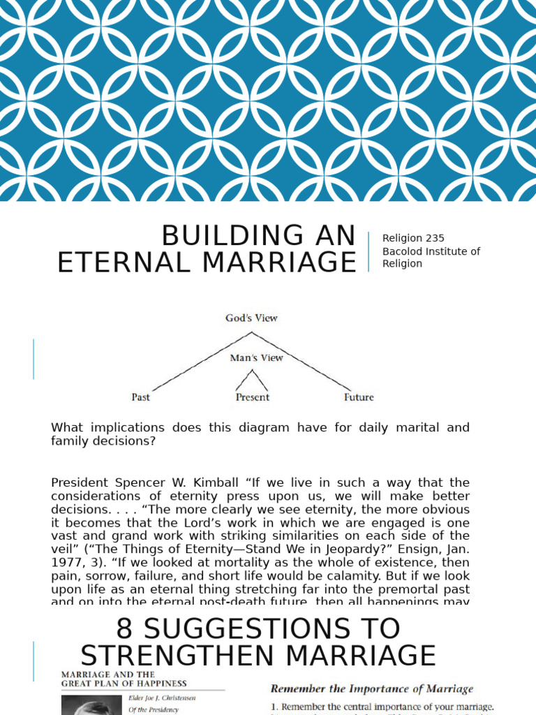 Lesson 1 Eternal Perspective | PDF