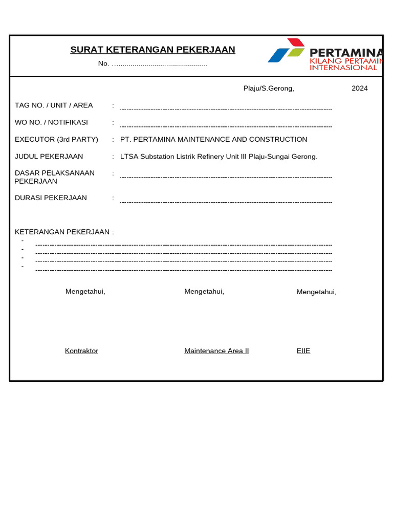 FORM SKP LTSA MA II | PDF