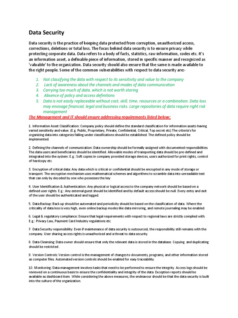 Data Security | PDF | Encryption | Computer Security