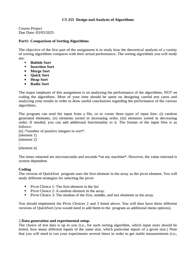 Practical - Assignment-Daa-Nitk-Cse-4th Sem | PDF | Computer Programming | Algorithms And Data ...