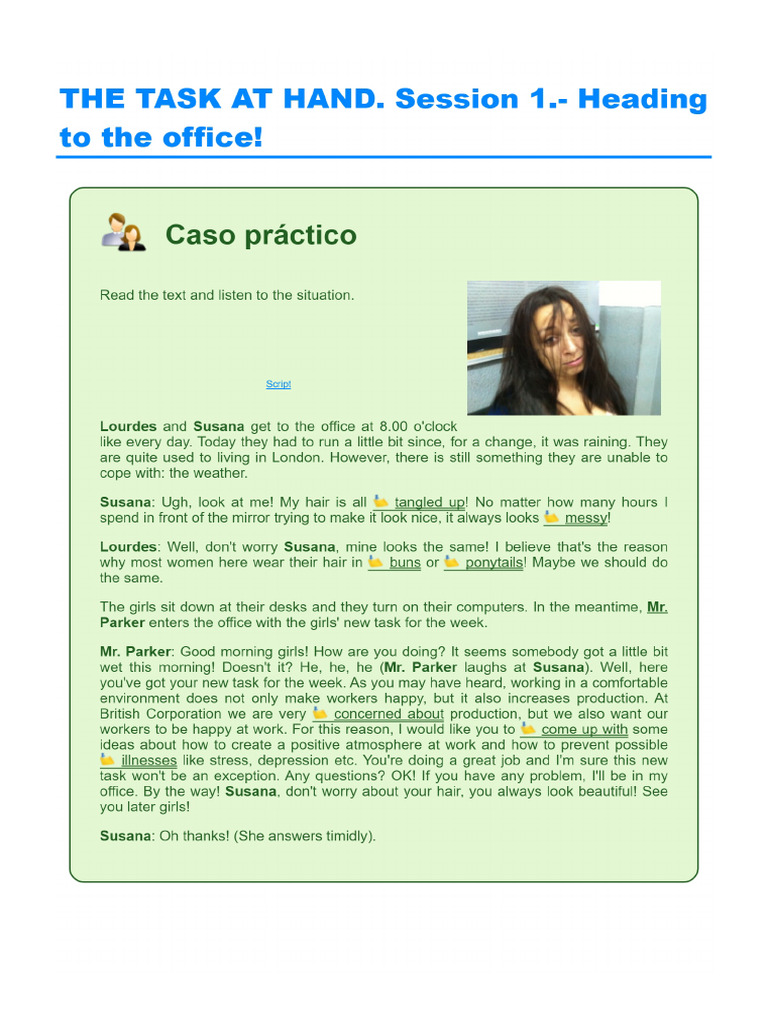 ING03_THE_TASK_AT_HAND._Session_1.-_Heading_to_the_office! | PDF