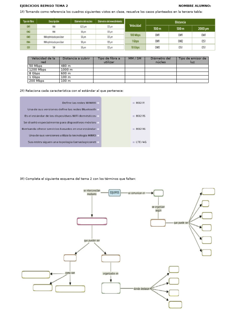 Ejercicios Repaso Tema 2 | PDF
