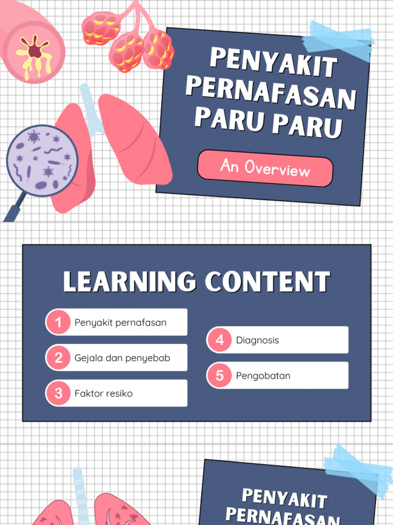 Respiratory Disease Educational Presentation in A Bold Style | PDF
