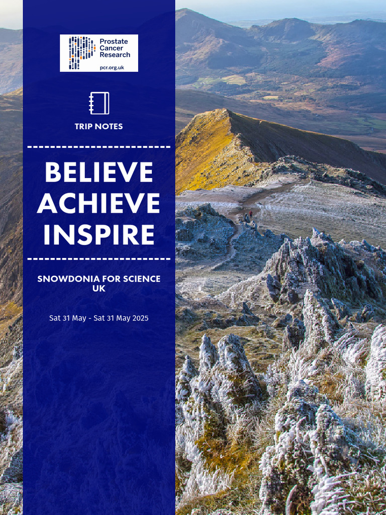Snowdon Challenge for Prostate Cancer | PDF