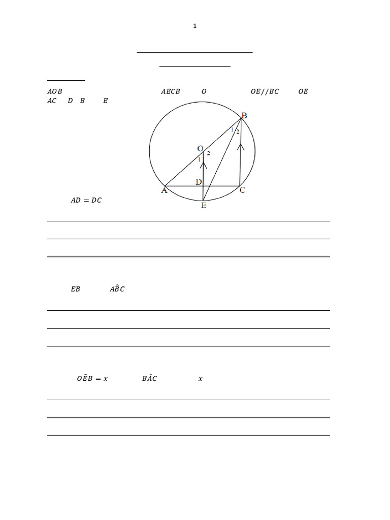 Grade 11 Revision Worksheet 14 Euclidean Geometry | PDF