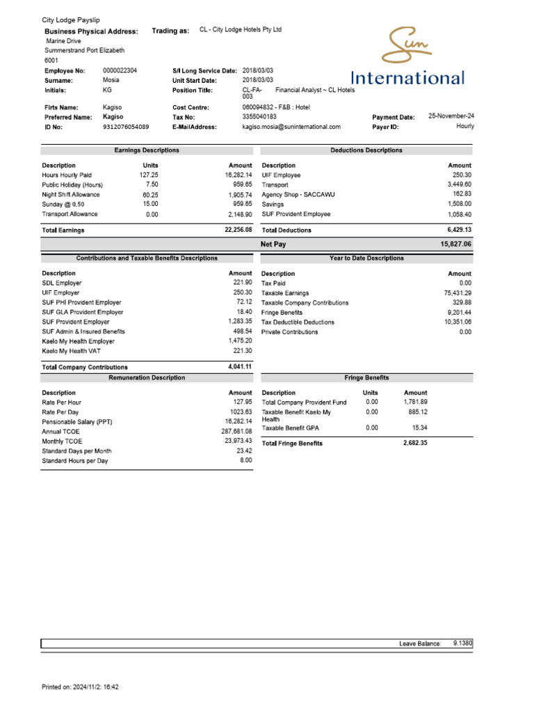 kagiso mosia november | PDF