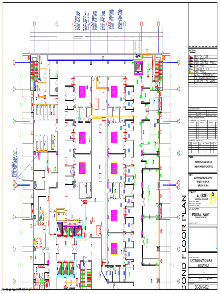 Basrah Hospital BMS Layout Plan | PDF