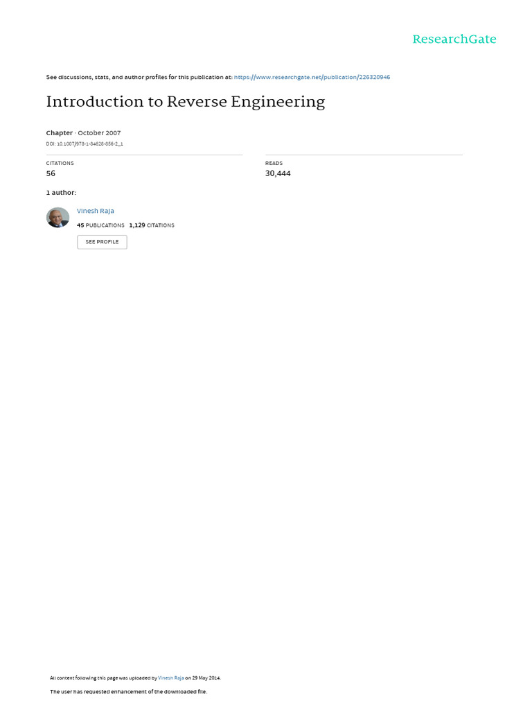 Introduction_to_Reverse_Engineering | PDF | Computer Aided Design | Image Scanner