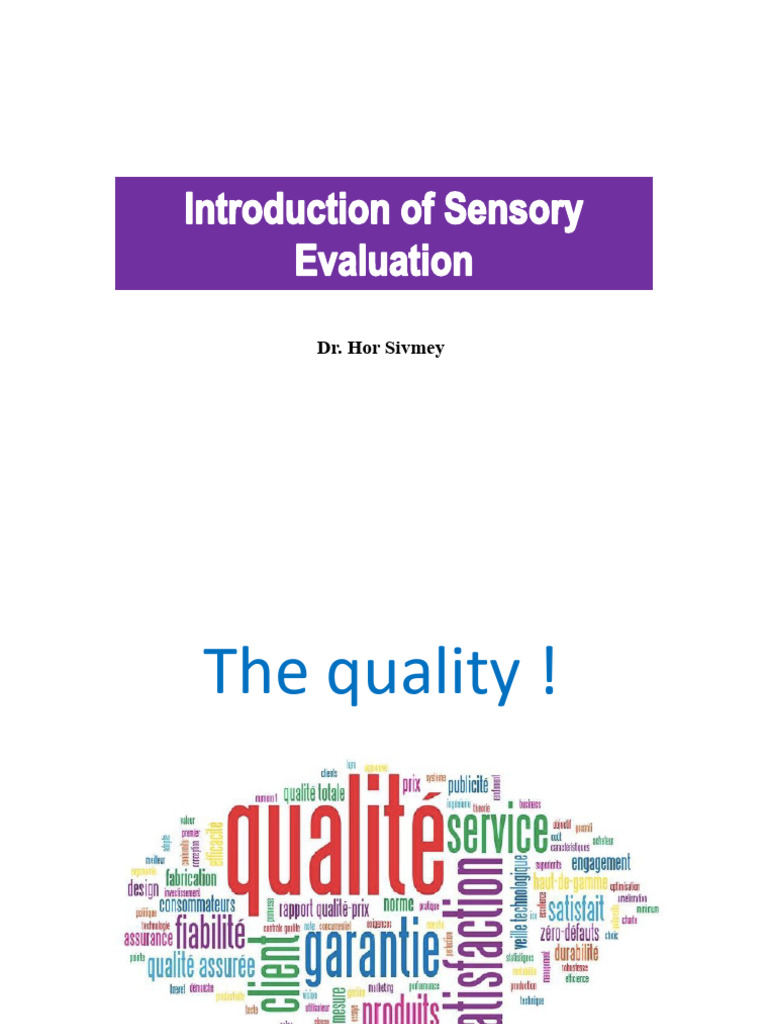 Sensory Testing Under Controlled Conditions | PDF | Taste | Perception