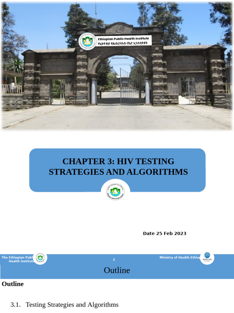 HIV Testing Strategy and Algorithms | PDF | Sensitivity And Specificity ...