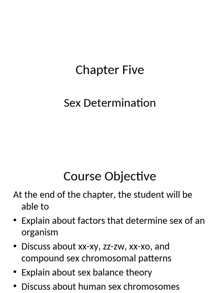 2003 Genetics Chapter 5 | PDF | Sex | Chromosome