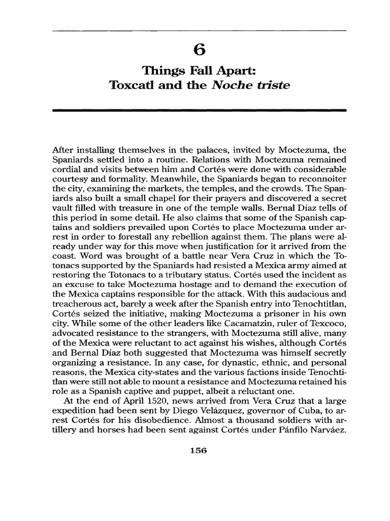 Toxcatl and Triste Noche (1) | PDF | Hernán Cortés | Culture Of The ...