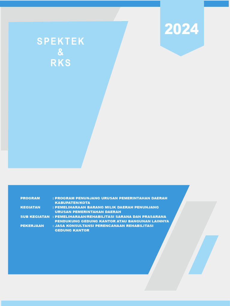 Spektek Dan RKS Sda Binamarga | PDF