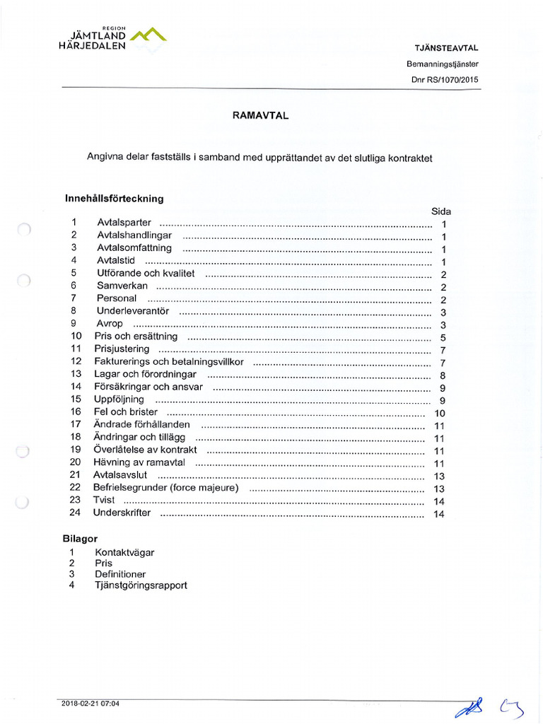 Avtal Pelmatic Sweden AB 180301 | PDF