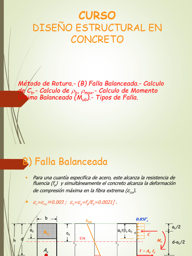 C7. - Falla Balanceada Final 2019 1 | PDF | Deformación (Mecánica) | Hormigón