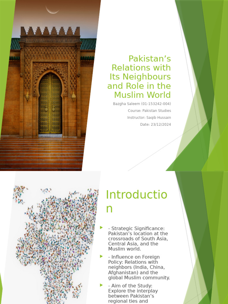 Pakistan Relations Presentation | PDF
